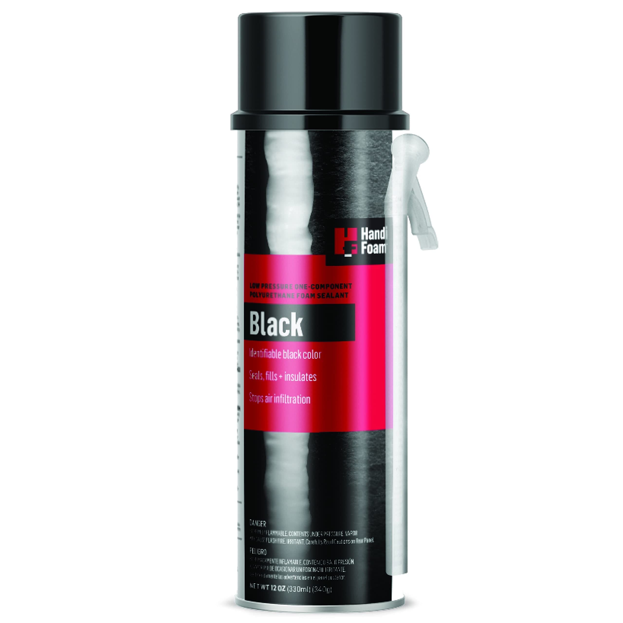 Handi-Foam 12oz (340G) Black Straw Foam HC Sealant P30053 - Spray Foam ...