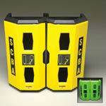 Allegro Yellow Dual SCBA Wall Case 4325 - Spray Foam Systems