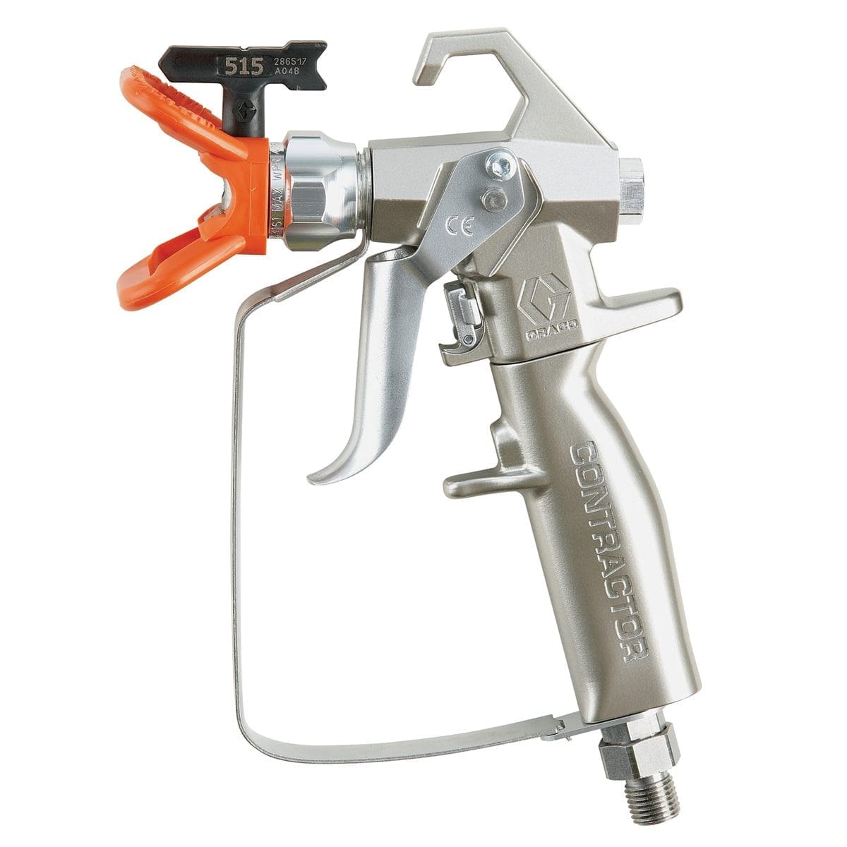 Graco 288421 Contractor Gun, 2 Finger Trigger w/ RAC 5 517 Tip & Guard ...
