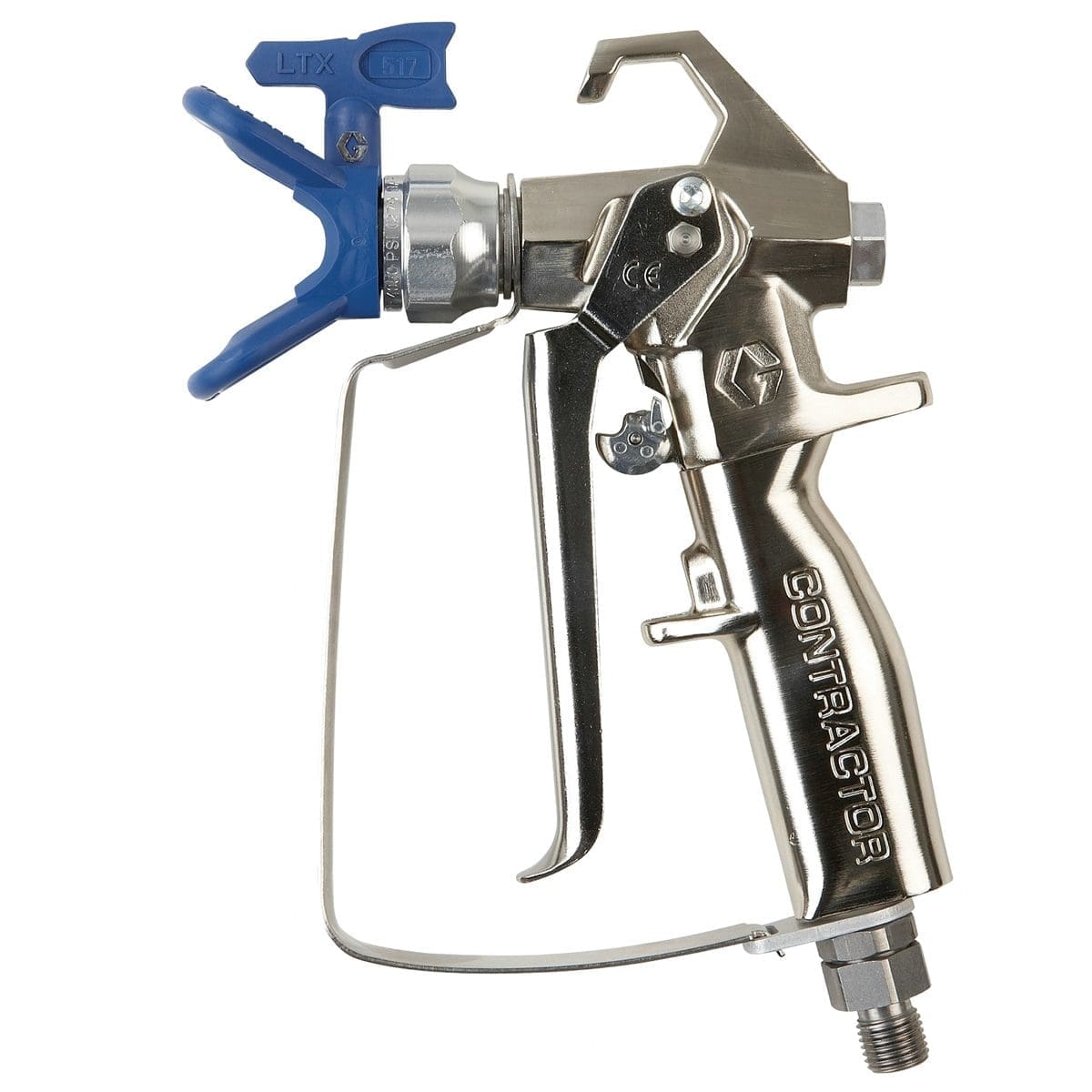 Graco 288425 Contractor Gun, 4 Finger Trigger w/RAC X 517 Tip & Guard ...