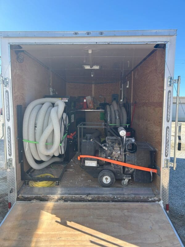 Used Fiber Blowing Rig, Cool Machines CM1500, 150' Hose, Insulation ...