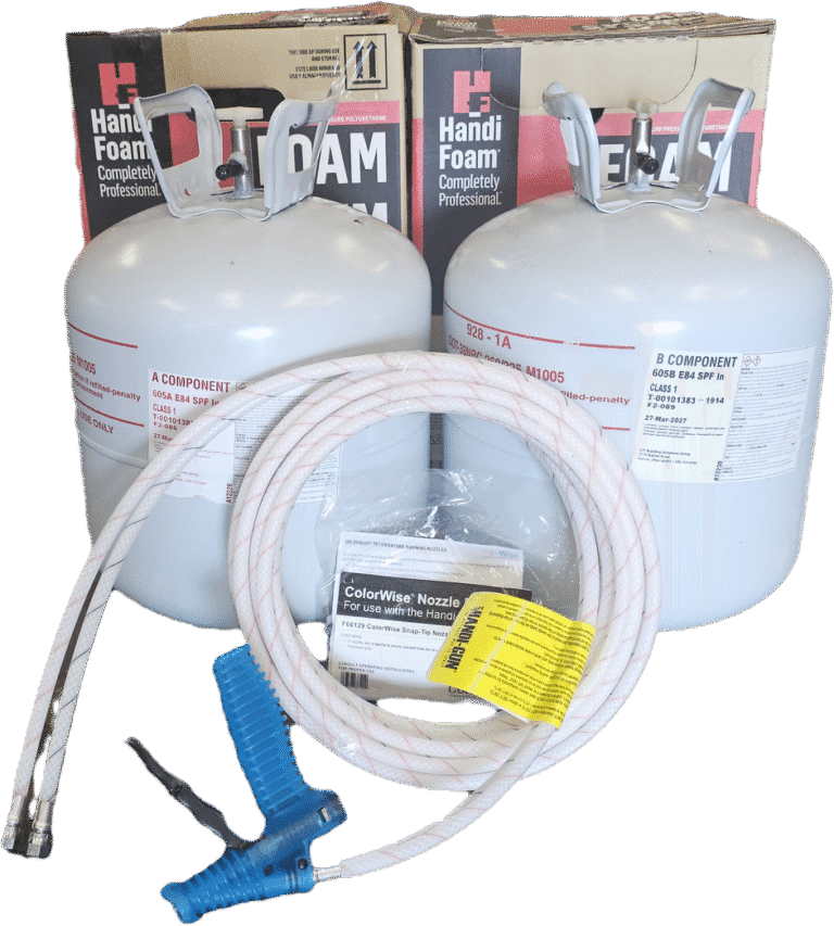 HandiFoam 605 Spray Foam Kit with 25 Foot Hose – 600 BFT