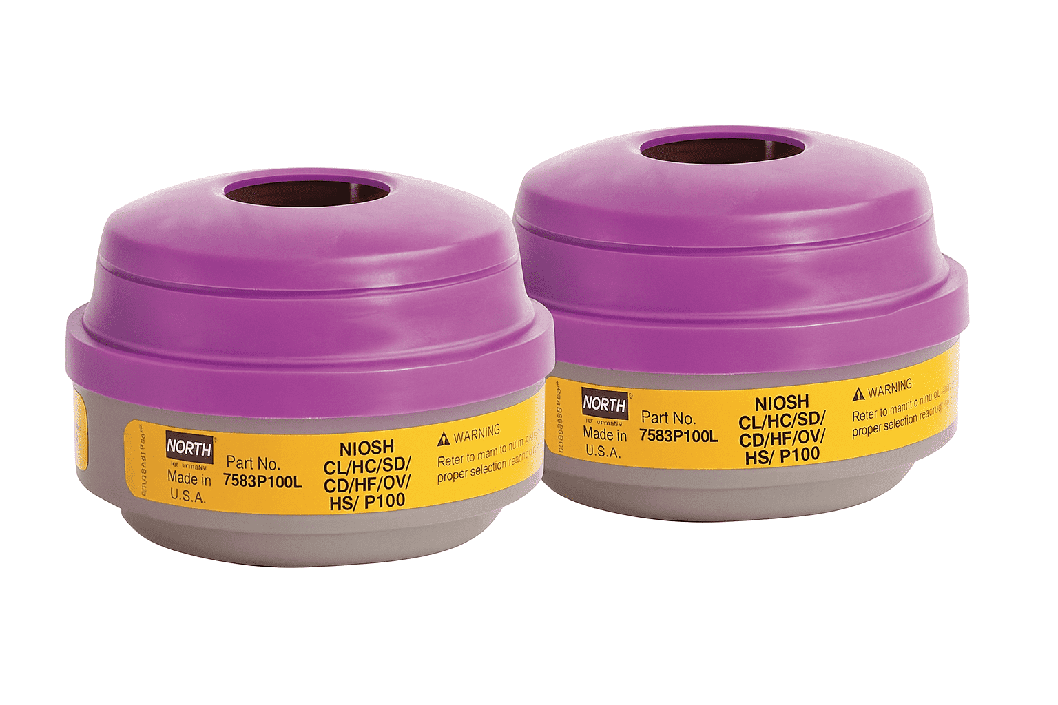 North by Honeywell P100 Cartridge Filter Combo