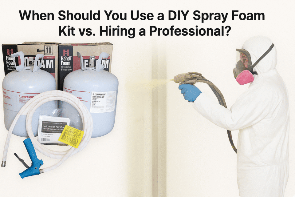 DIY Spray Foam Kit vs Professional | Spray Foam Systems