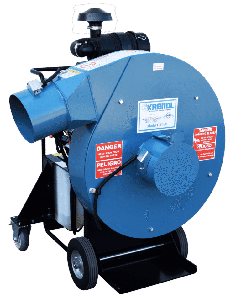 Fiber and Cellulose Vacuum: Krendl GV400 Insulation Remover