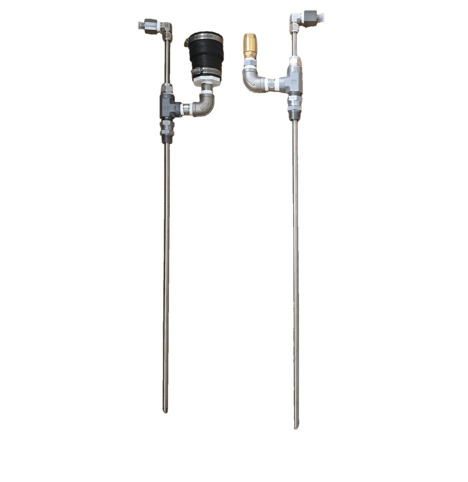 Recirc to Drum Drop Tube Assembly A & B Adjustable