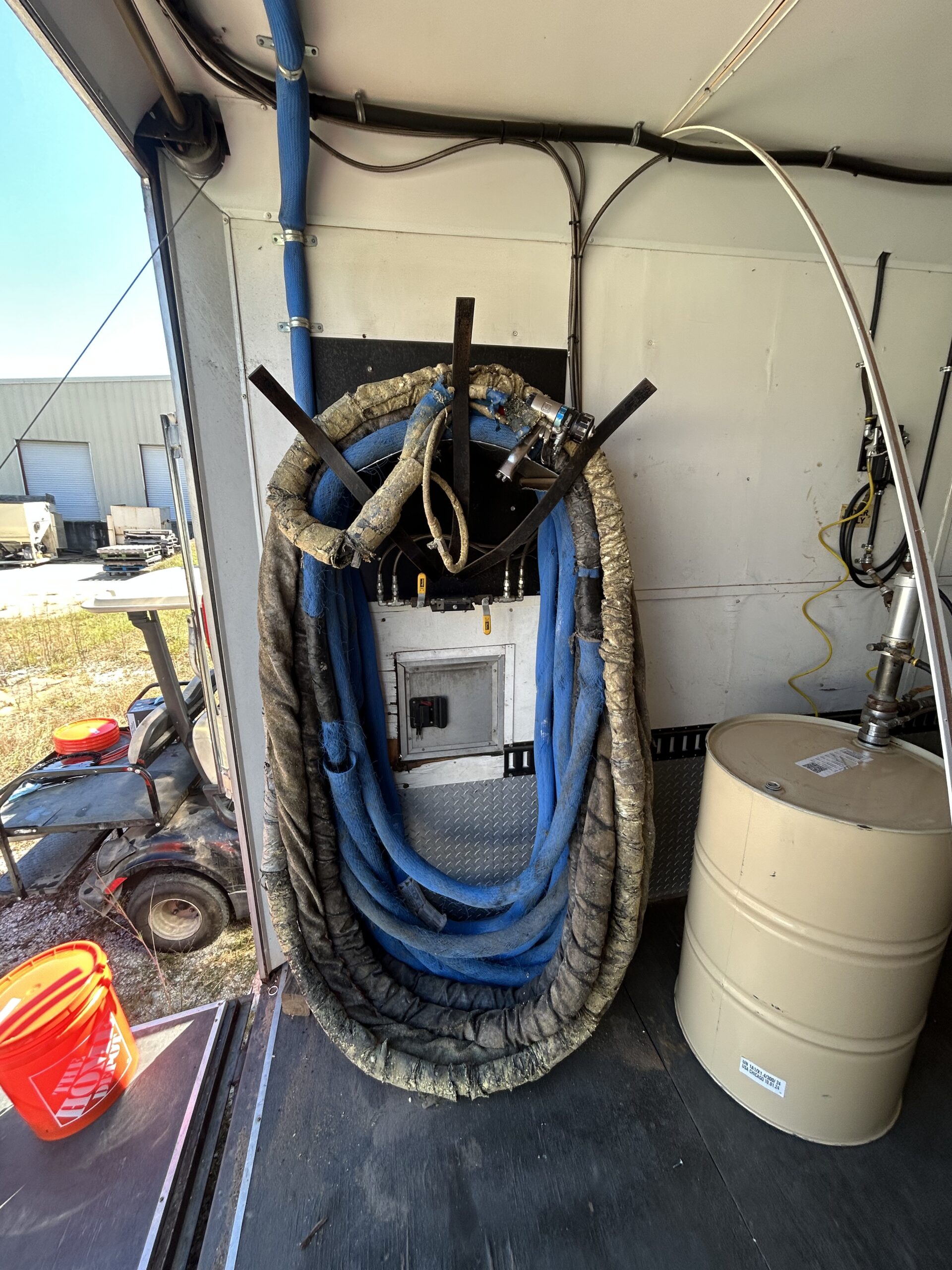 Used 2016 Reactor 2 E30 Spray Foam Rig, 24' Ramp-Door Trailer, 210 ...