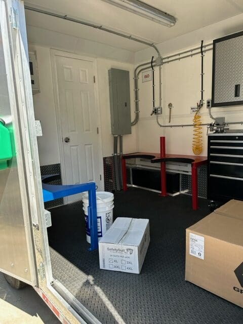 16' Equipment-Ready Spray Foam Trailer, Brand New, 3-Phase Electric ...