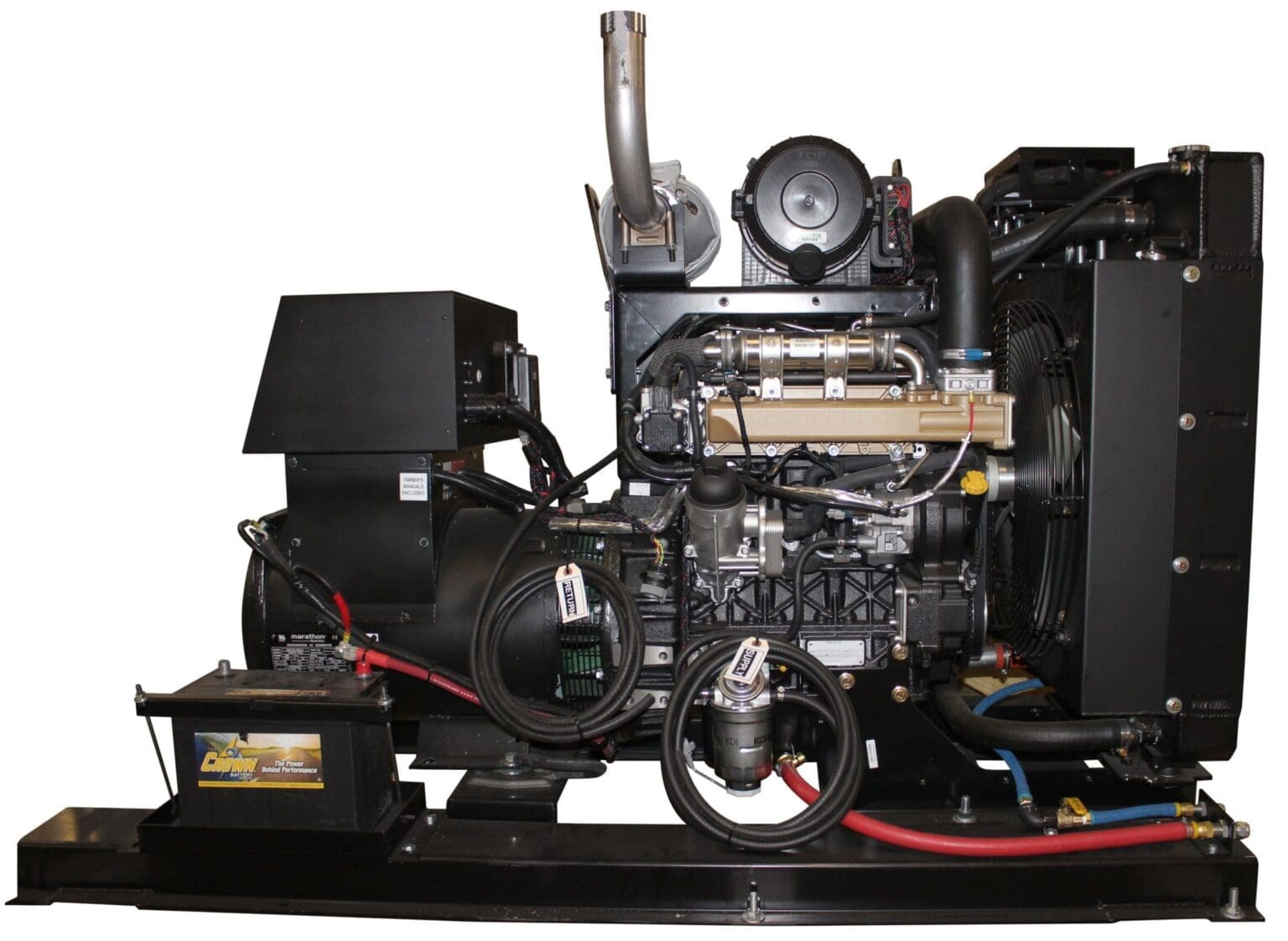 Generpak 30 KW Diesel Portable Generators for Spray Foam Rigs