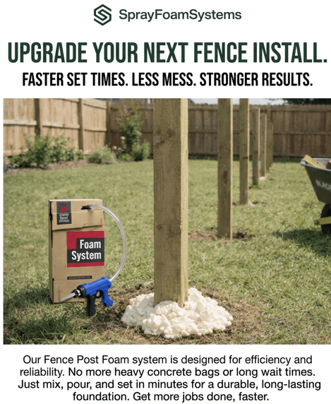 What Is Fence Post Foam? Faster, Stronger Fence Post Installs